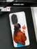 Чехол на Honor 200 / Хонор 200 с принтом "Девушка с опавшим листом", прозрачный