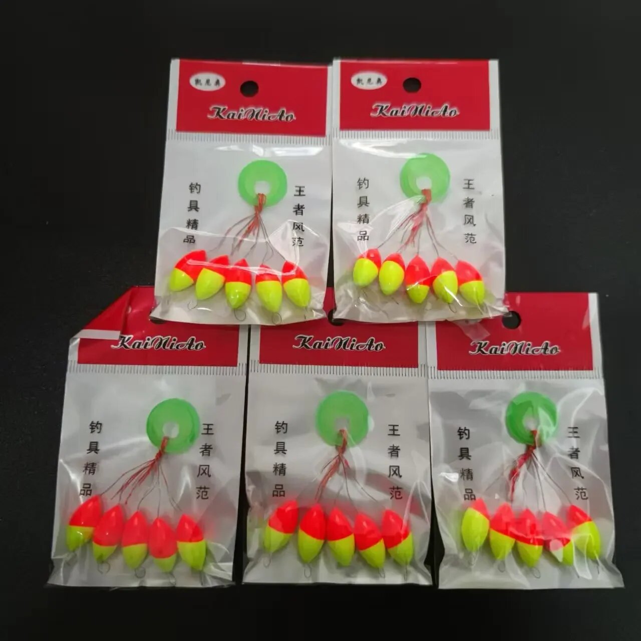 Поплавки Pesca J544, цвет mixed, 17 мм, 5 шт в уп.