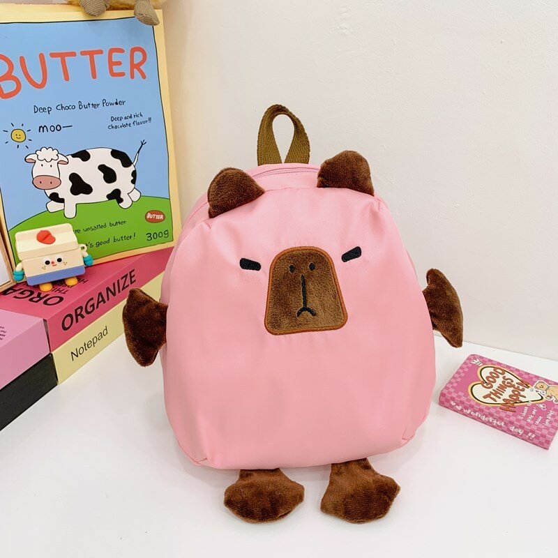 Рюкзак детский comfortable fun kids dual shoulder backpack с игривыми мультяшными дизайнами, розовый, 37*33*11 см