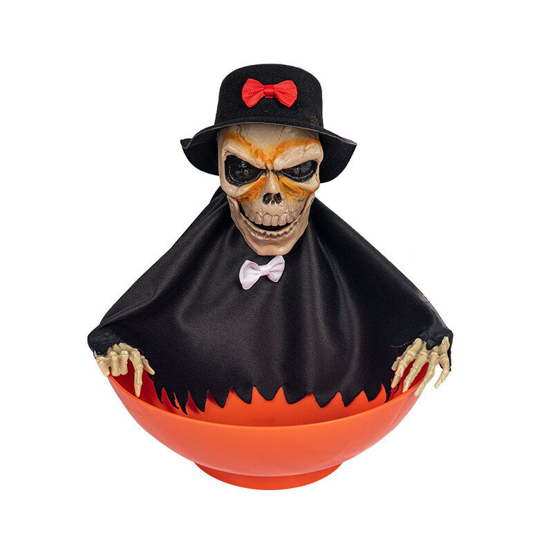 Halloween ghost hanging ornaments with sensing light and sound for spooky venue decoration style 4