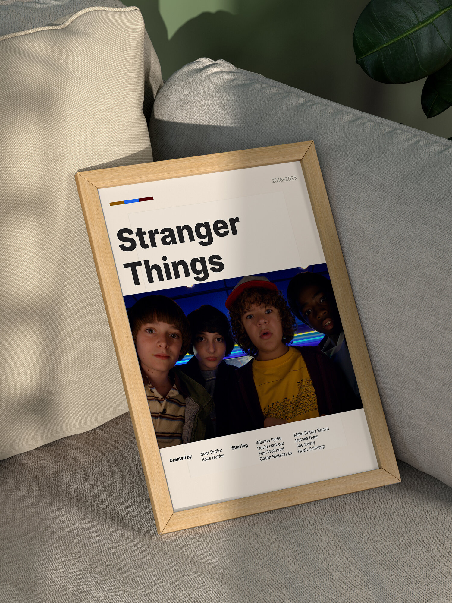 Постер сериал "Очень странные дела (Stranger Things)" А3, Подарок на день рождения