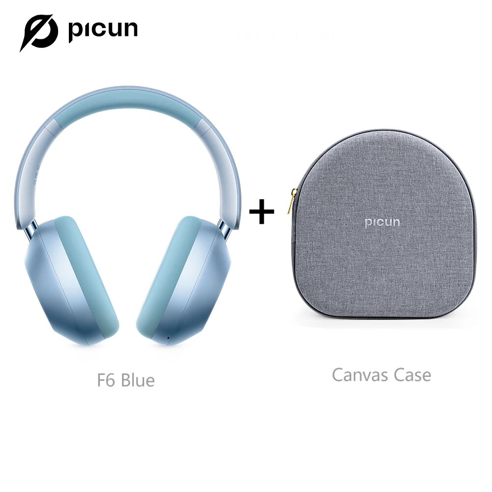 Picun F6 беспроводные наушники с шумоподавлением Blue