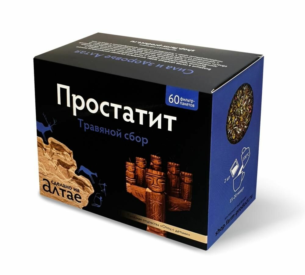 Травяной сбор Фарм-Продукт простатит, 60 фильтр-пакетиков