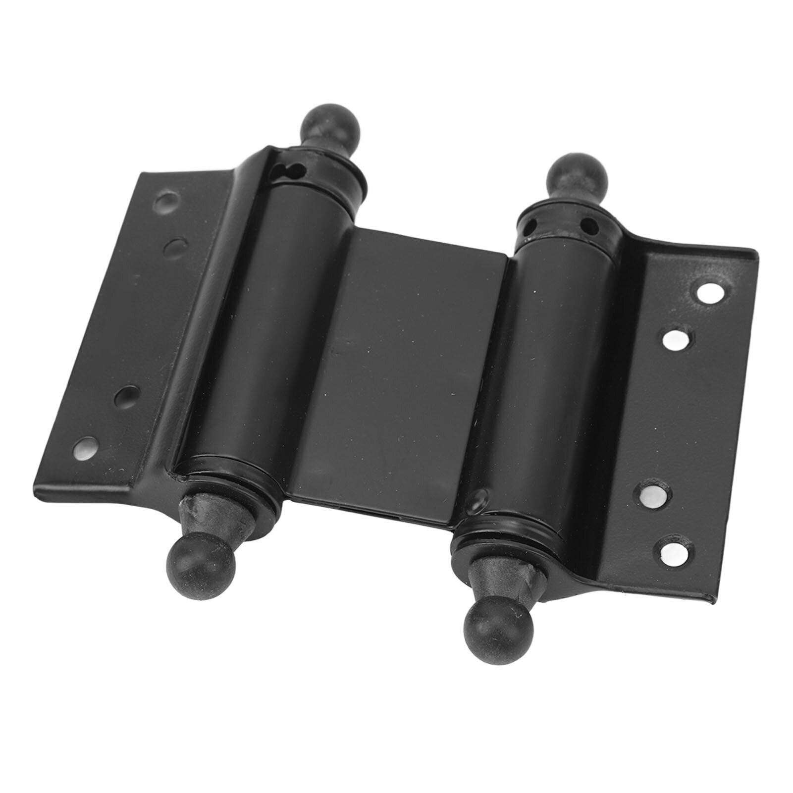 Дверная петля из нержавеющей стали, распашная дверь салона кафе, самозакрывающаяся двойная пружинная петля, открывающаяся в обоих направлениях, черная