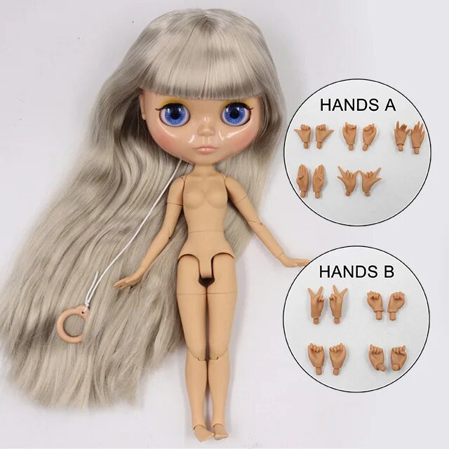 DBS Blythe кукла 1/6 коричневая кожа 30 см