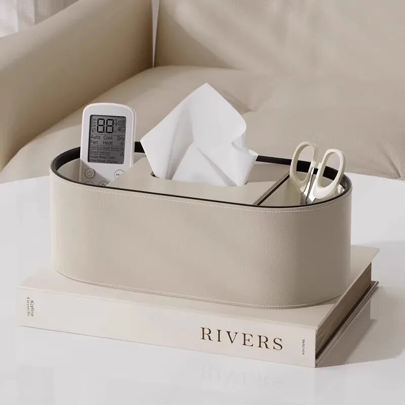 Кожаная коробка для салфеток Milk tea long，Tовары длЯ дома・Посуда и кухонные принадлеЖносTи