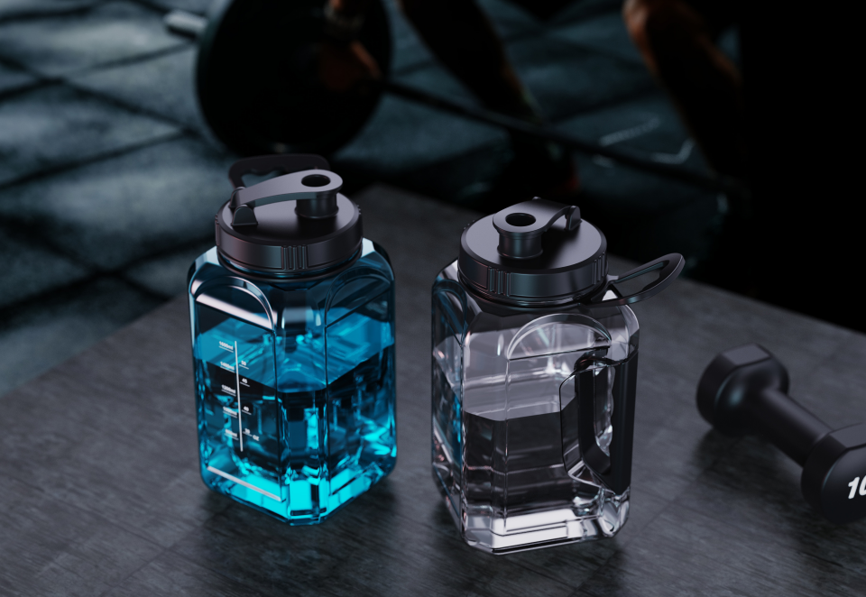 Бутылка для воды KUOKOA квадратная большого объёма