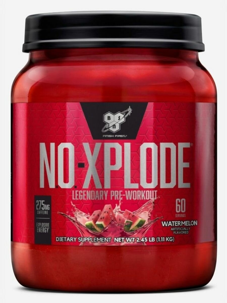 Предтренировочный комплекс BSN N.O. - Xplode 3.3, 1110 гр, Арбуз