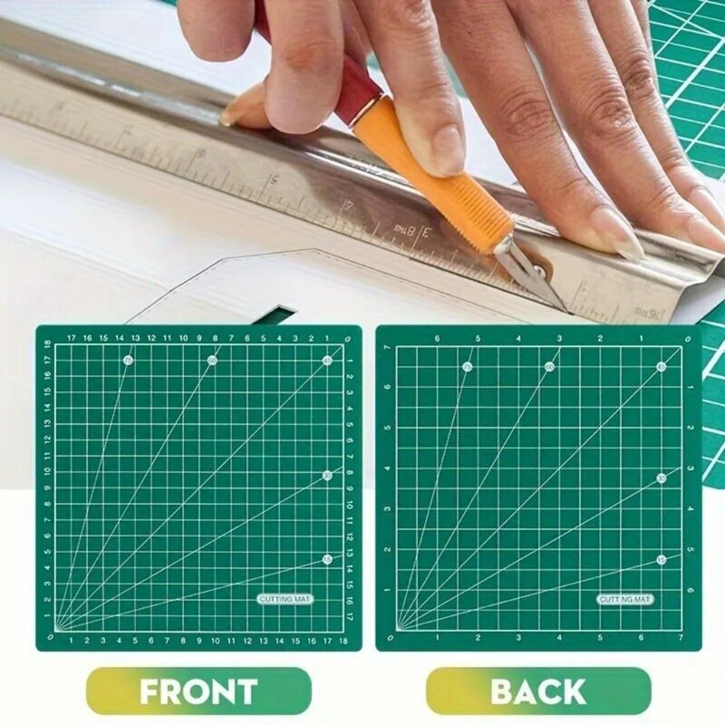 2025Двусторонняя подставка для резки, резки бумаги, доска гравировки-S