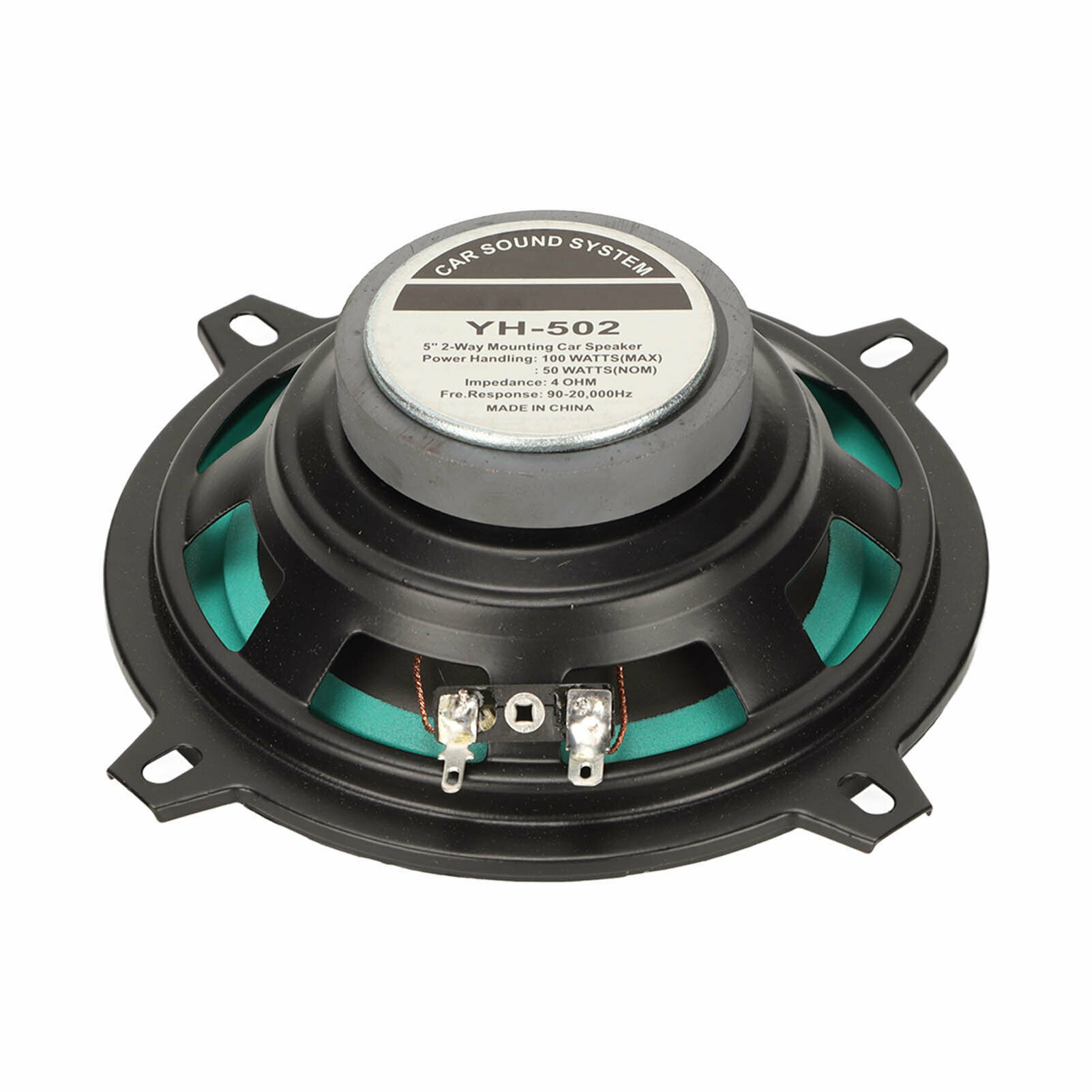 Автомобильный звуковой колонка 100W Средний диапазон Высокая чувствительность 5 дюймов 2-х полосная Коаксиальная автомобильная колонка для всех автомобильных аудиосистем 50W 4 Ом 87дБ 90Гц-20000Гц