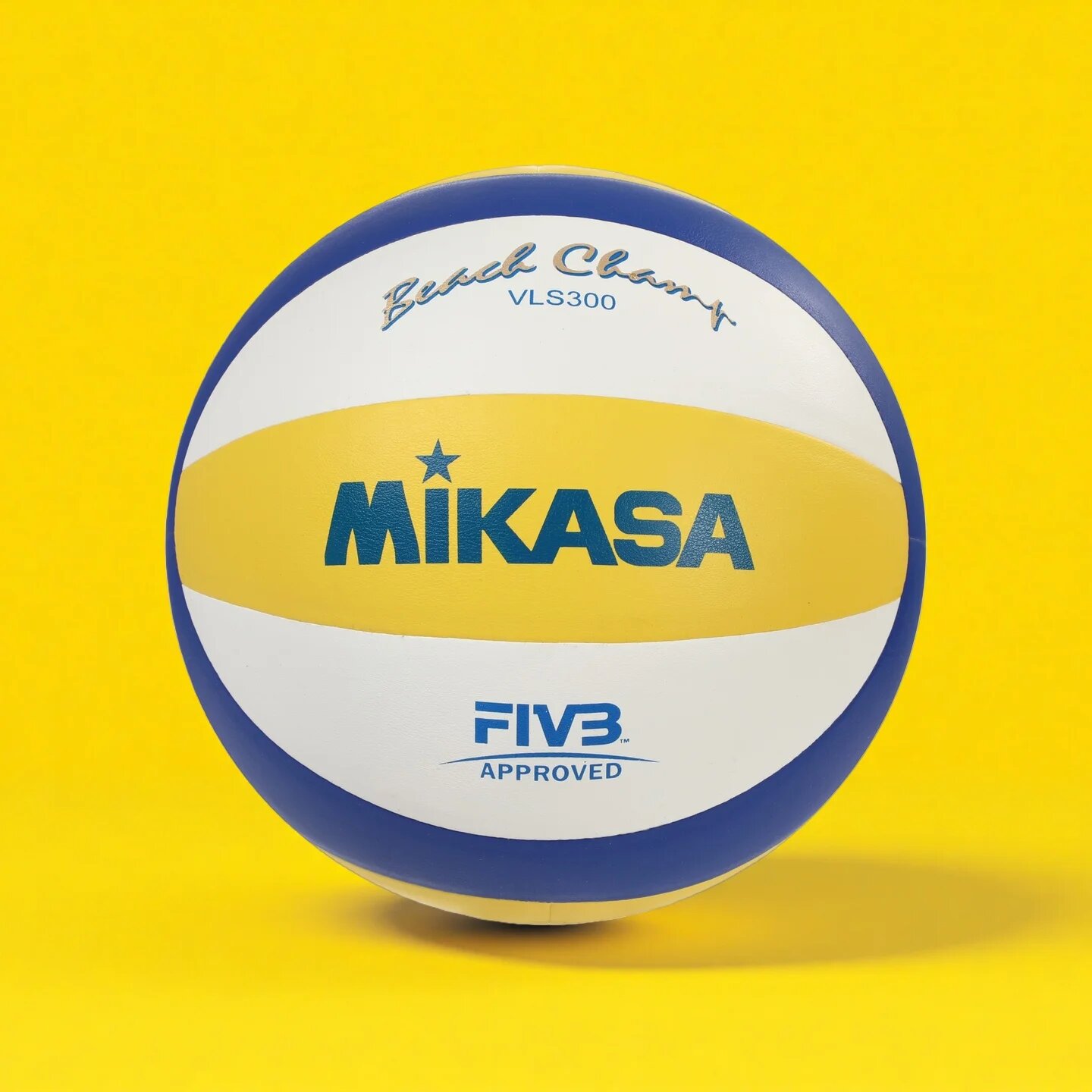 Волейбольный мяч Mikasa VLS300 Beach Champ, синий/желтый