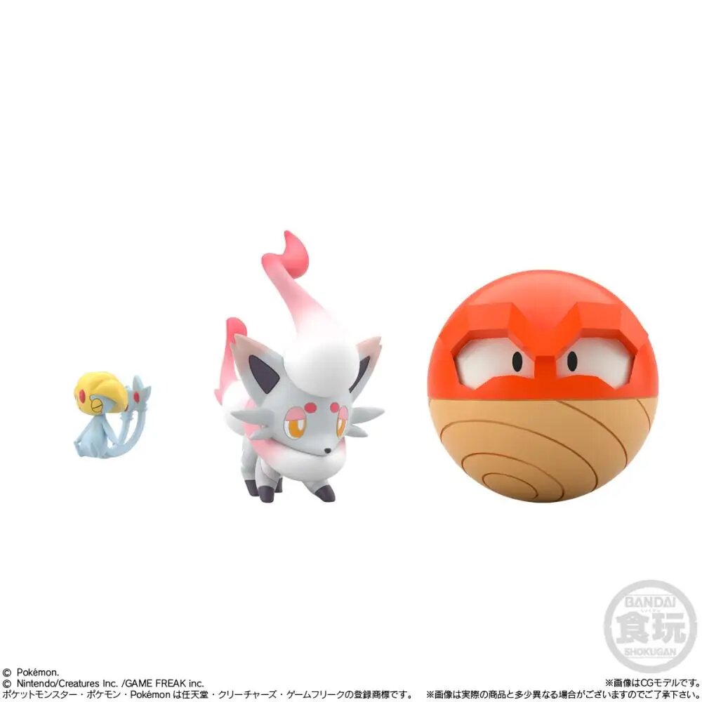 Фигурка Bandai Pokemon Scale World D: Oshawott, Typhlosion, Mesprit, Zoroark