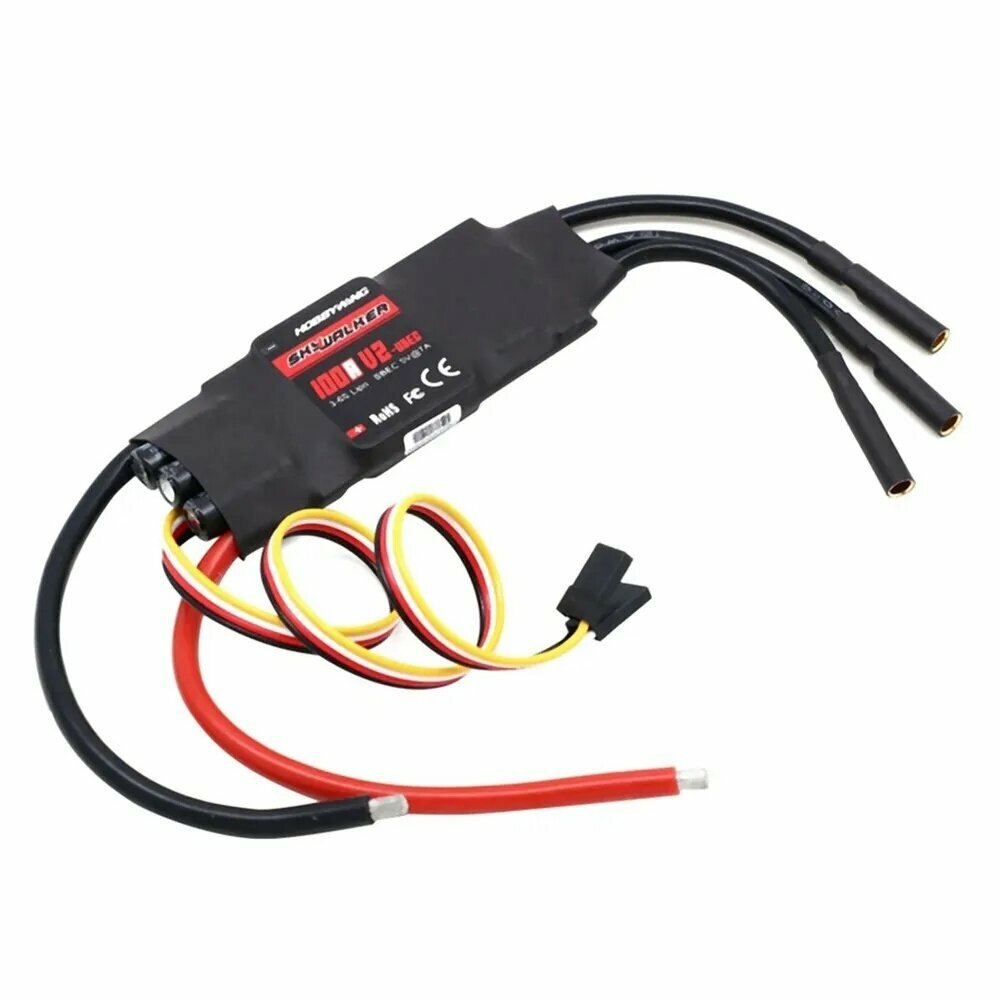 HOBBYWING SkyWalker 100A V2 ESC Controller Для Радиоуправляемых Вертолетов