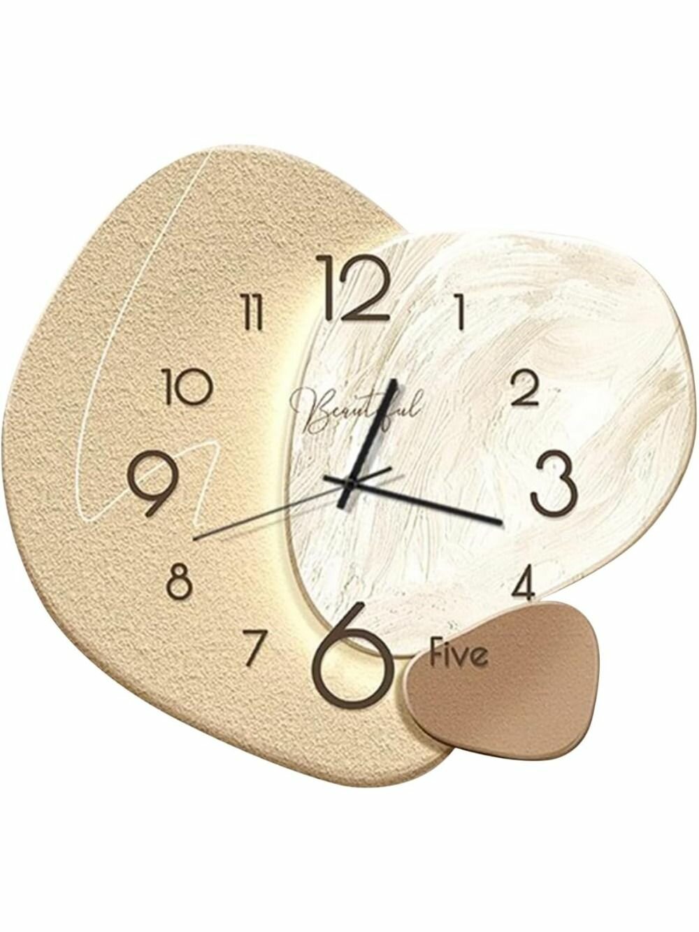 Креативные бесшумные настенные часы в скандинавском стиле, керамический дизайн, на батарейках, декоративные часы с несколькими сценами