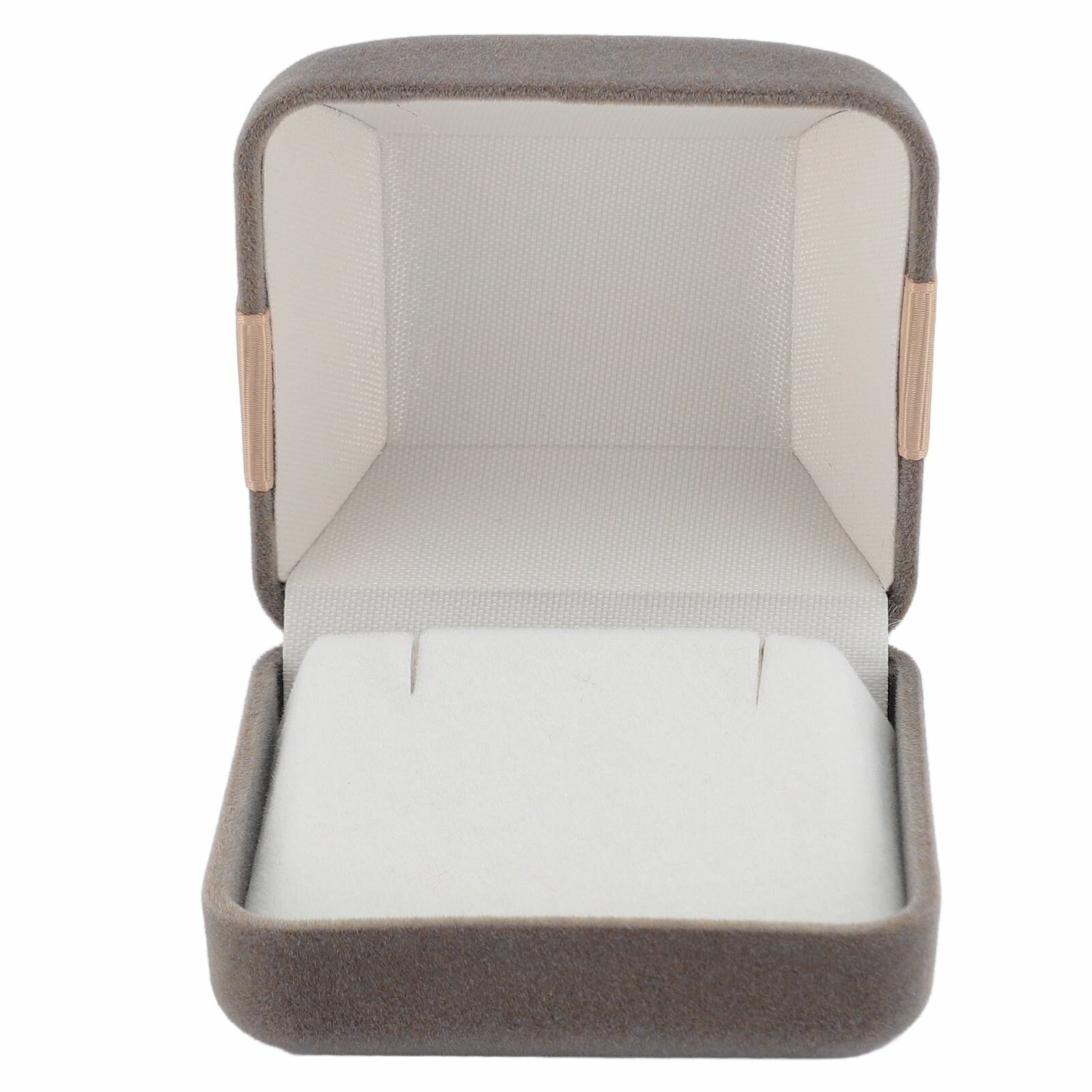 Бархатный чехол для подарочной коробки для ювелирных изделий, устойчивый к царапинам, с мягкой подкладкой, элегантный бархатный чехол для хранения ювелирных изделий, темно-серая коробка для сережек