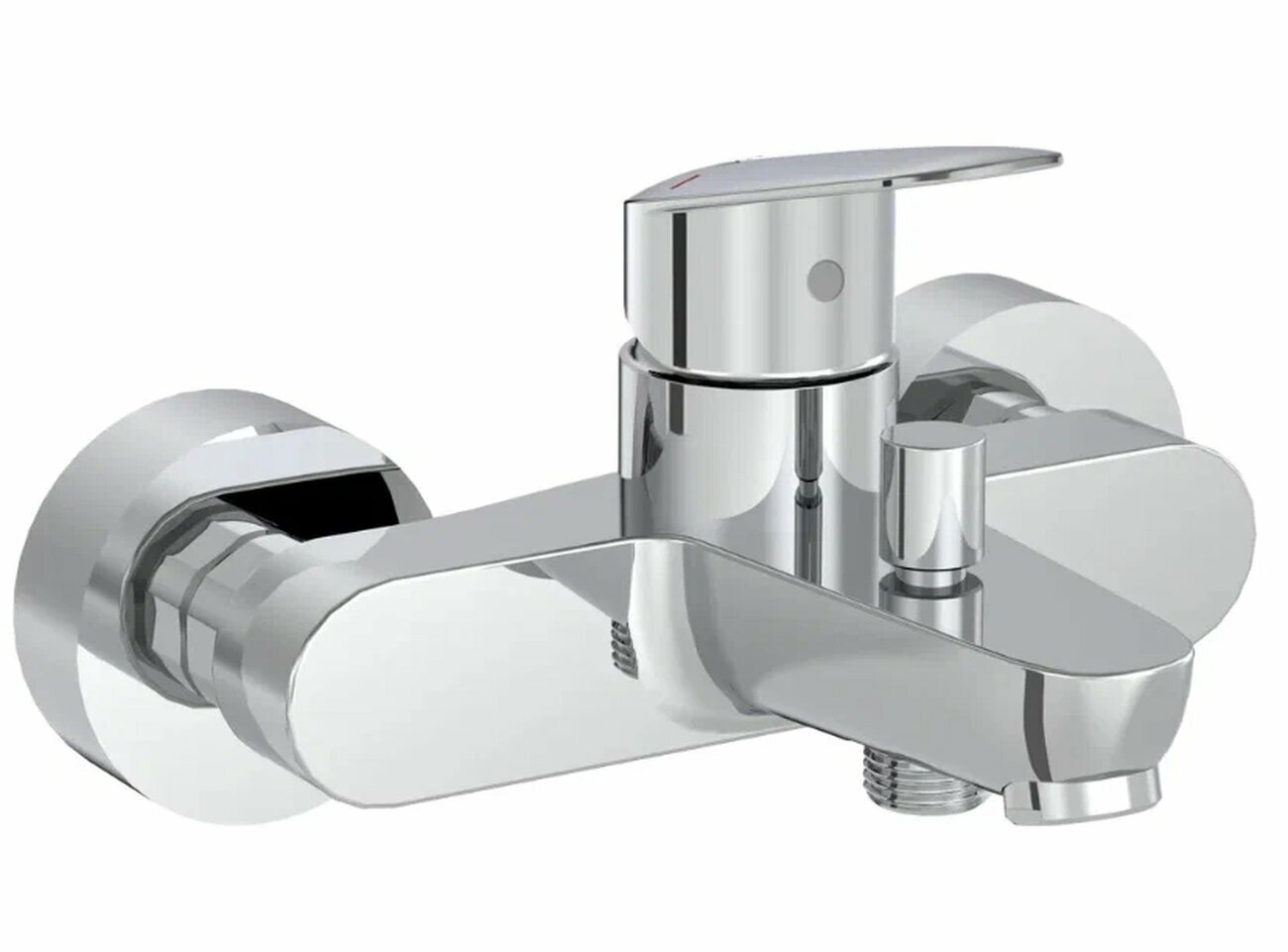 Смеситель для ванны VitrA Flow Round A43057EXP, латунь, рычажный, вертикальный монтаж