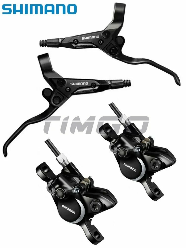 Комплект гидравлический дисковых тормозов, Shimano, BL-M315 BR-M315, передний(правая), задний(левая)