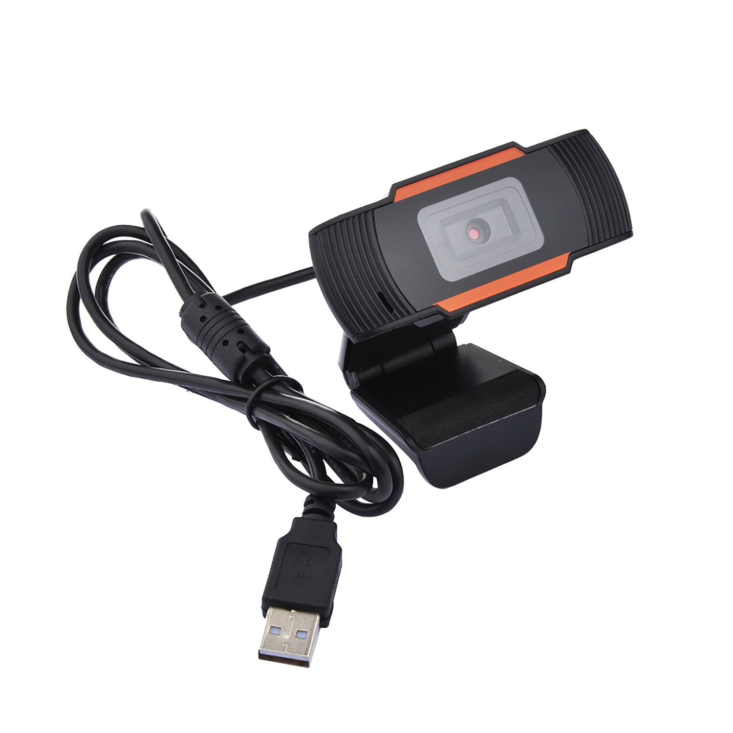 Камера для видеоконференций 720P HD веб-камера для компьютера с микрофоном шумоподавлением USB для видеосъёмок совещаний онлайн обучения преподавания прямой трансляции, 1.3 мегапикселя, разрешение 1920*1080/1280*720, 30fps, угол обзора 90 градусов,