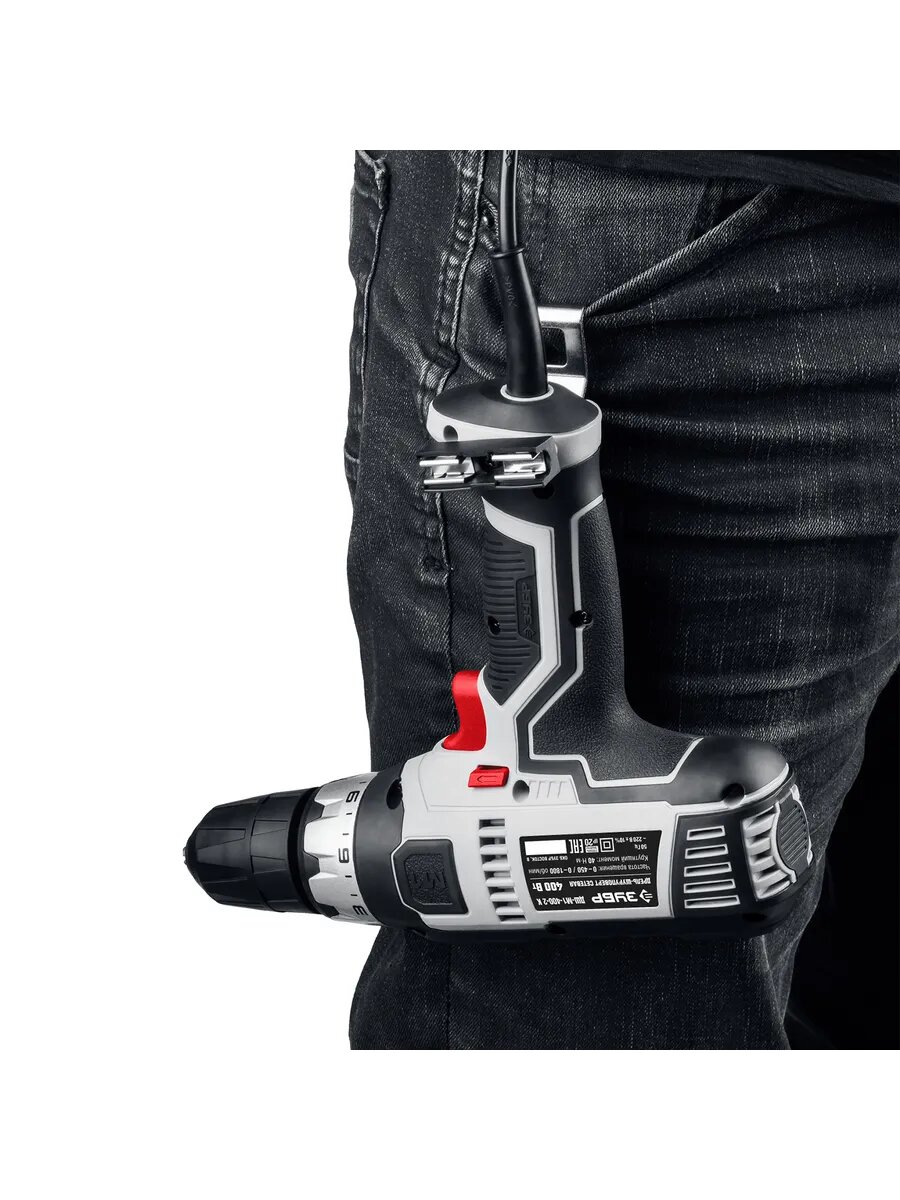 400 Вт, 40 Н·м, кейс, сетевая дрель-шуруповерт