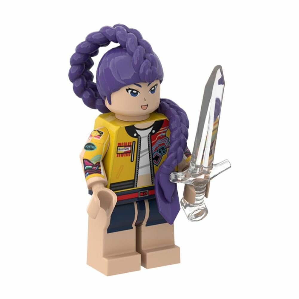 Аниме фигурки Кей-поп-охотницы на демонов / KPop Demon Hunters фигурка ; коллекционная статуэтка для рабочего стола, украшение для стола, 1 шт. (Высота 5 см)