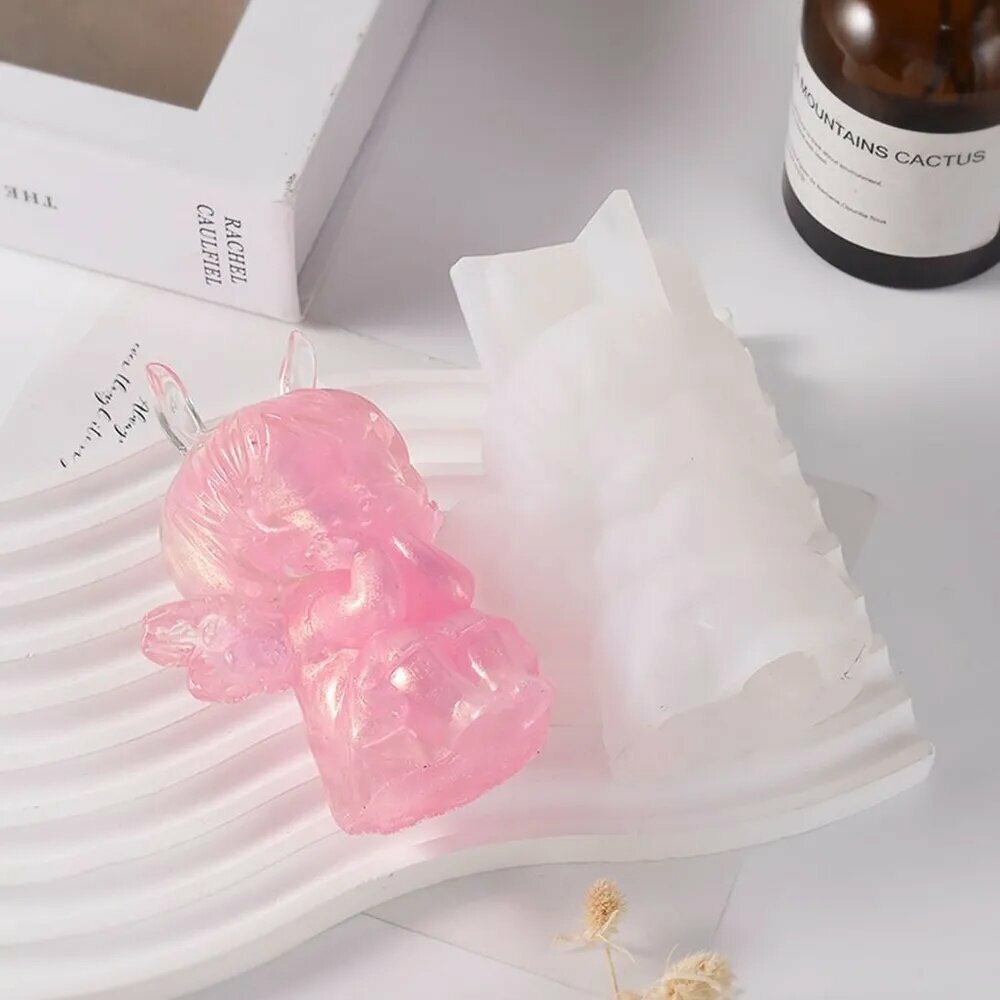 Кристаллическая Эпоксидная Форма Для Девочек С Крыльями Ангела Из Эпоксидной Смолы