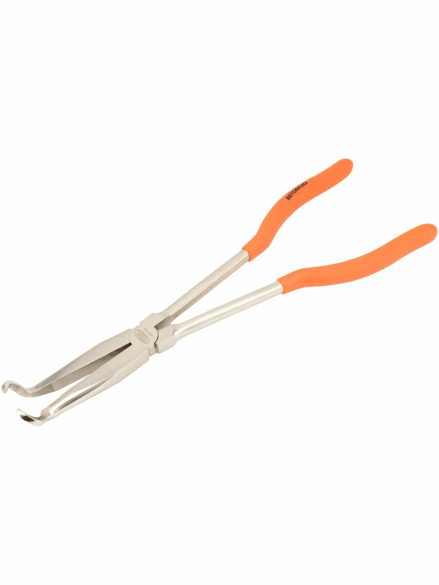 Пассатижи удлиненные для колпачков свечей зажигания 280 мм, АвтоDело (30441)