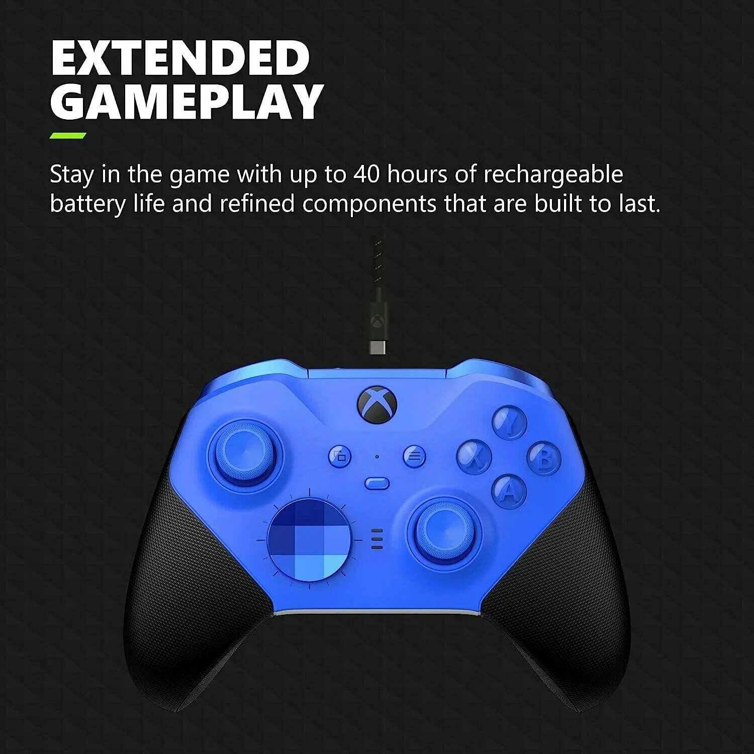 Геймпад Microsoft Xbox Elite Wireless Controller Series 2 Core, синий