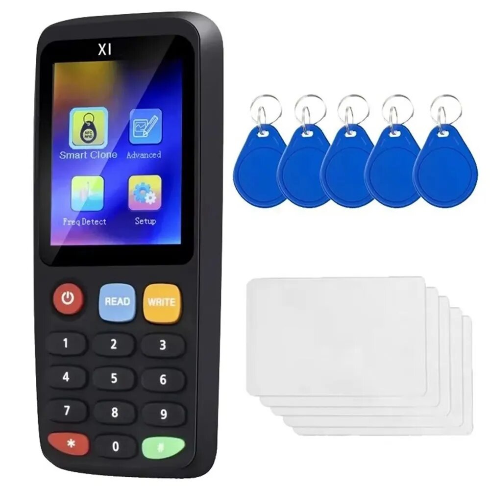 X7 RFID СмартЧип NFC Декодер Дубликатор + Брелок CUID 5x+Карта UID 5x