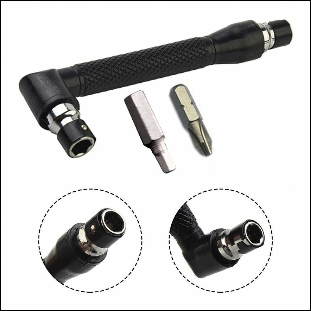 Эксклюзивный торцевой ключ 6,35 мм с двухсторонней рукояткой и L образной битой