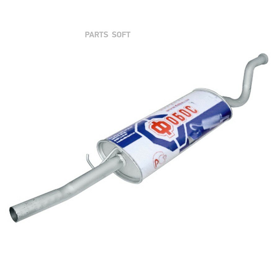 Глушитель 2112 Фобос закатной от официального дистрибьютора, FOBOS, артикул 25786