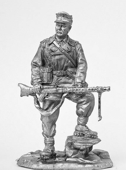 Оловянный солдатик фигурка Обершютце, 3-я горноегерская дивизия, 1940 г.