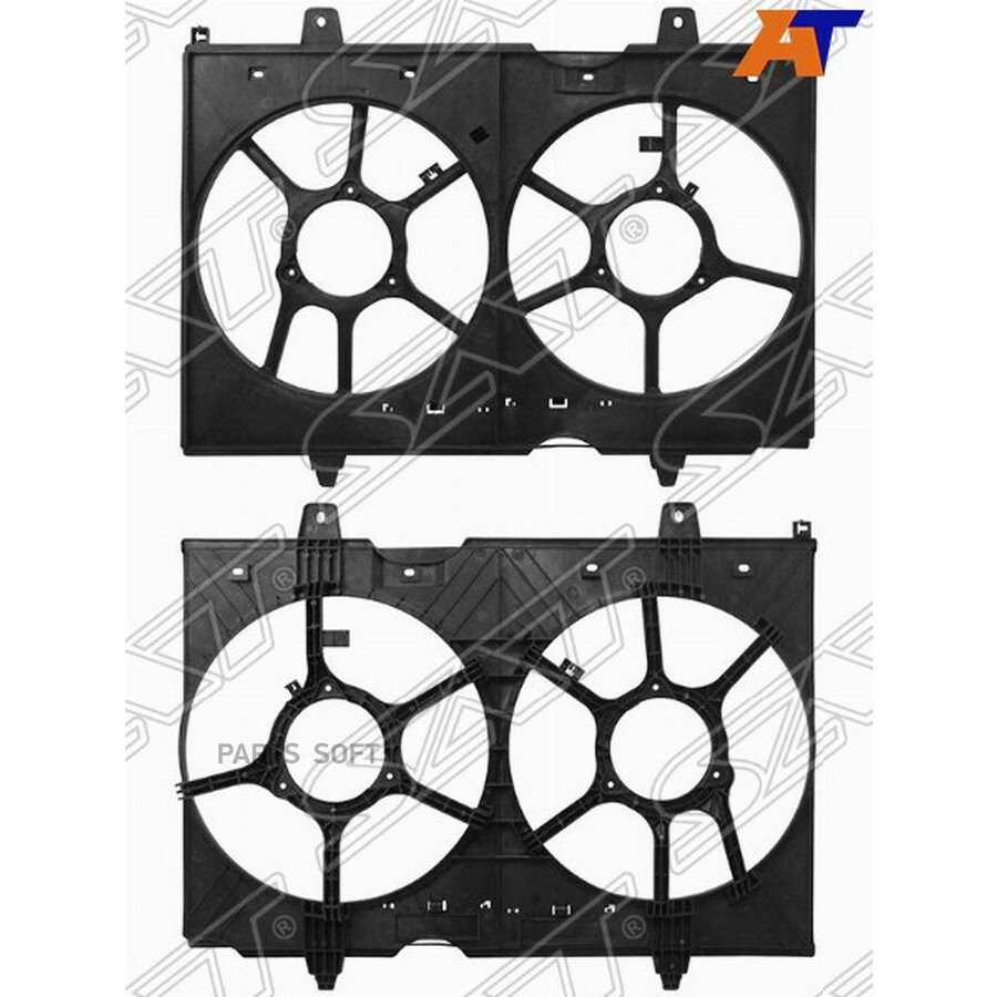 Диффузор Nissan X-Trail 07-15 / Rogue 07-14 от официального дистрибьютора, SAT, артикул STDT07200A0