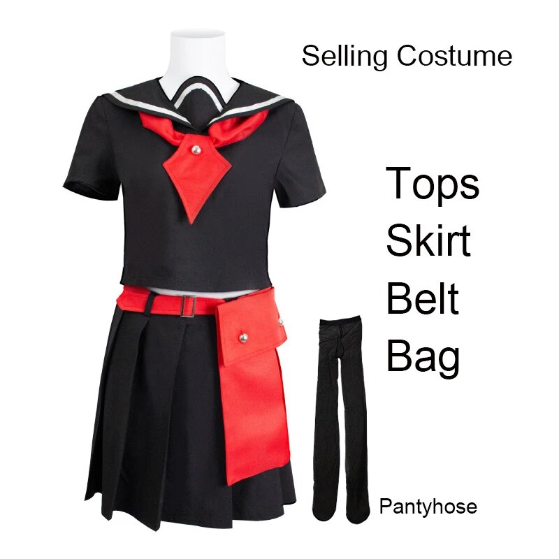 Akame Ga Kill! Косплей костюм Куроме Красный, L, Sailor Uniform