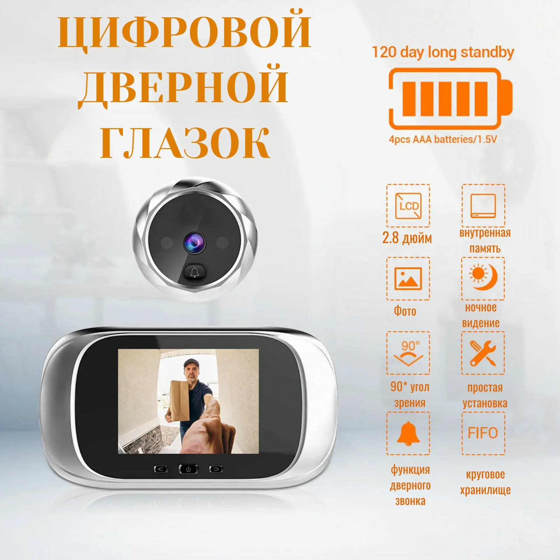 Умный глазок с функцией звонка