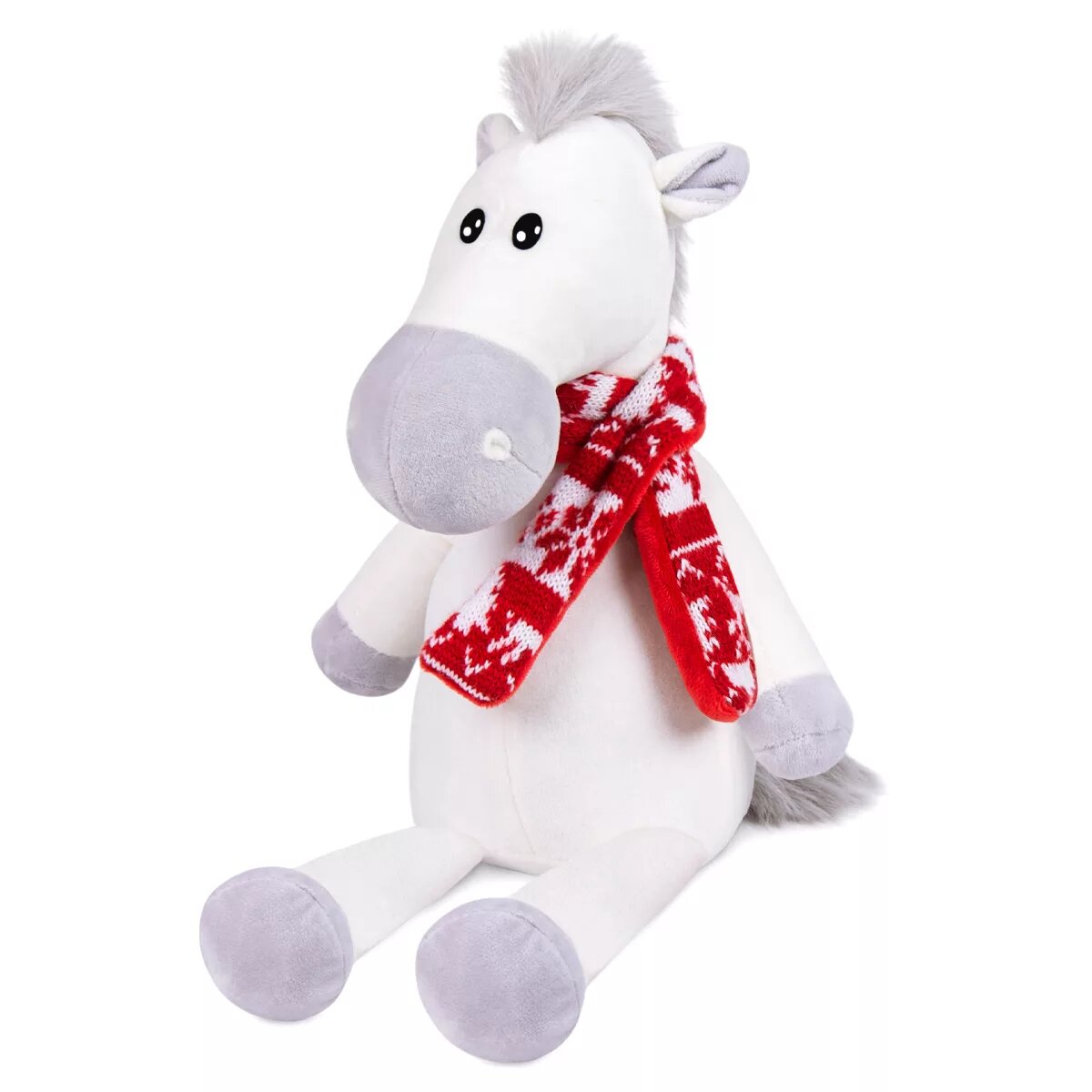 Игрушка MT-250220-27 Конь Лёня 27 см Maxitoys (кремовый), Игрушка 27 см