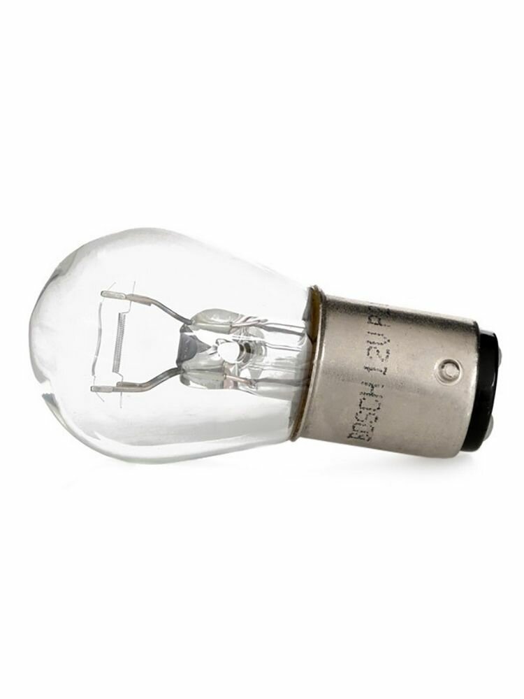 Лампа накаливания сигнальная P21/4W BAZ15d 12V 21/4W BOSCH 1987302215 (цена за штуку)