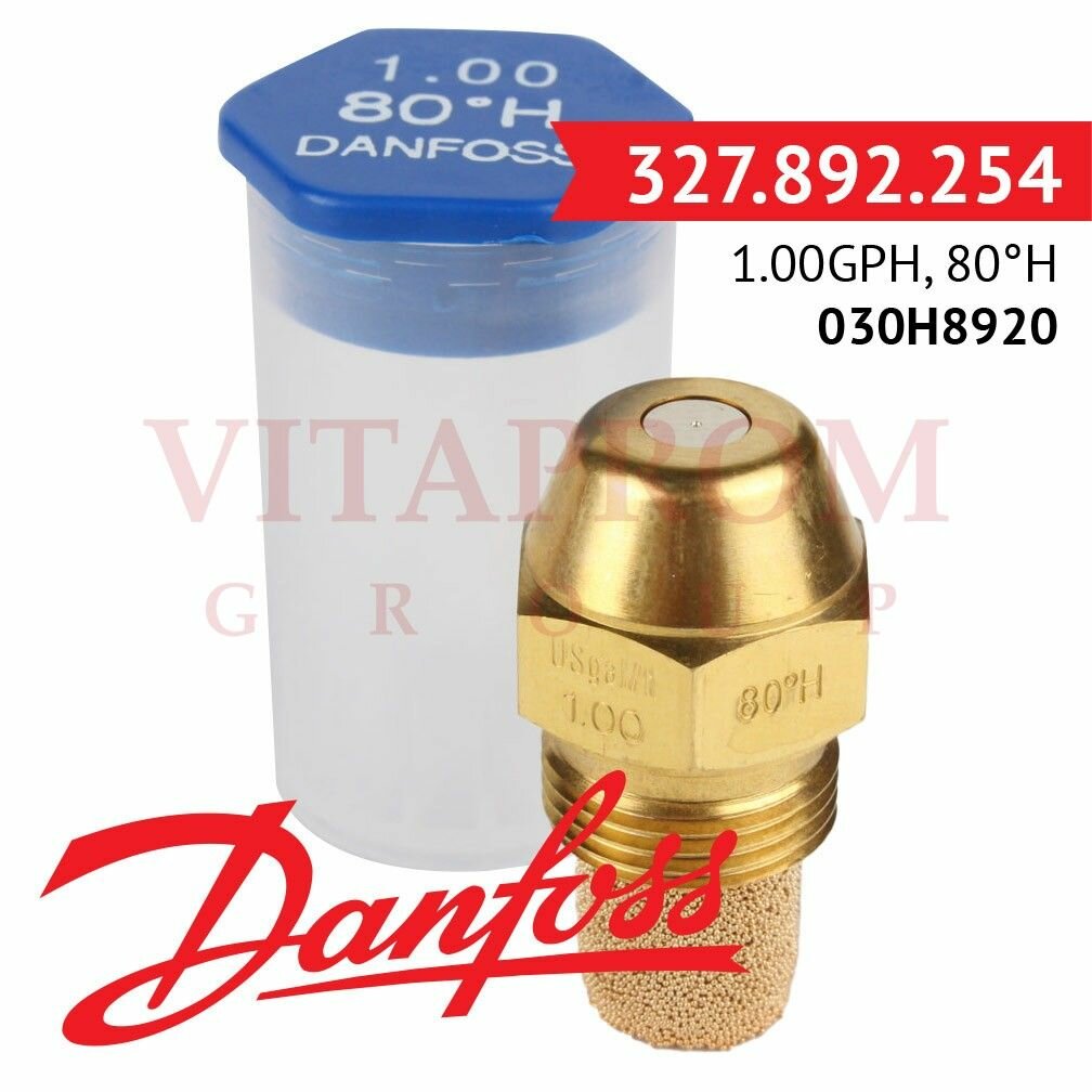 Форсунка Danfoss 1.00GPH, 80H, 030H8920
