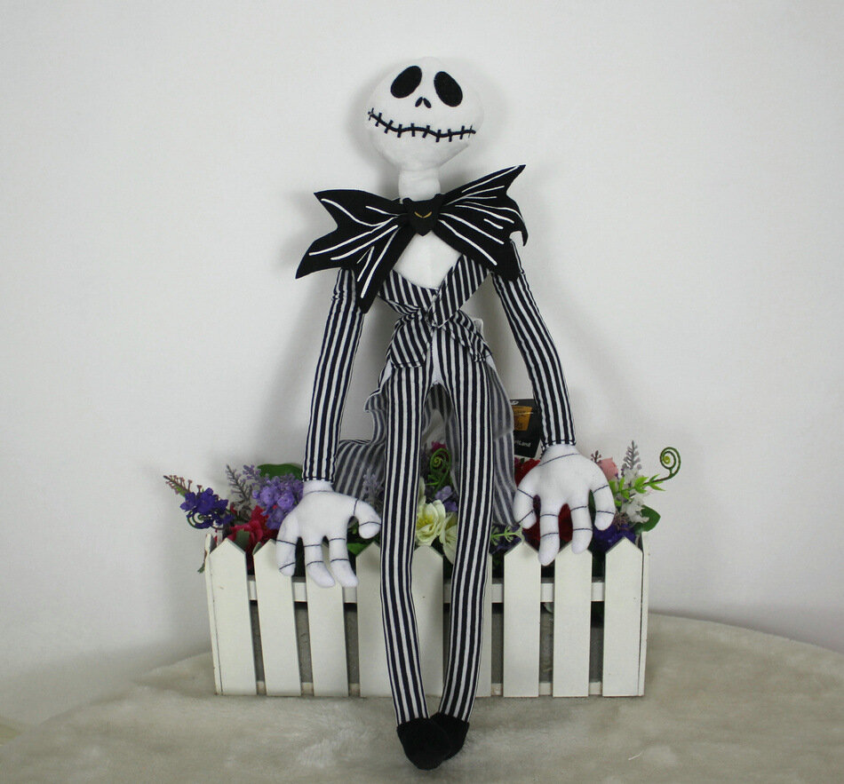 Мягкие игрушки, Кукла "Рождественский кошмар", Кукла "Король тыкв" Джек, Череп-монстр, Маленькая голова на Хэллоуин и Рождество