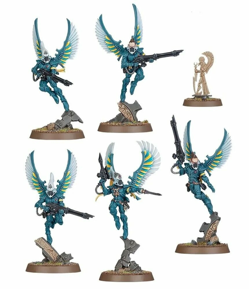 Swooping Hawks / Вархаммер 40к смола / Warhammer 40000 миниатюры
