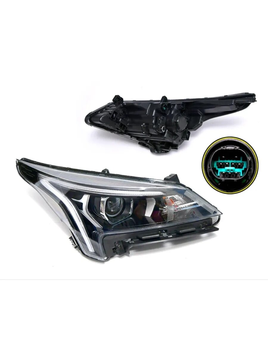 Фара правая передняя линзованная Kia Rio/X (2020-н. в.), SHF-12195