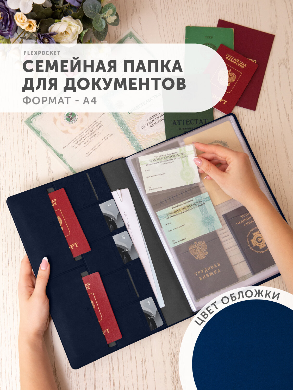 Документница для личных документов Flexpocket