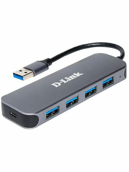 Разветвитель USB 2.0 HAMA 00135748 USB 2.0 черный