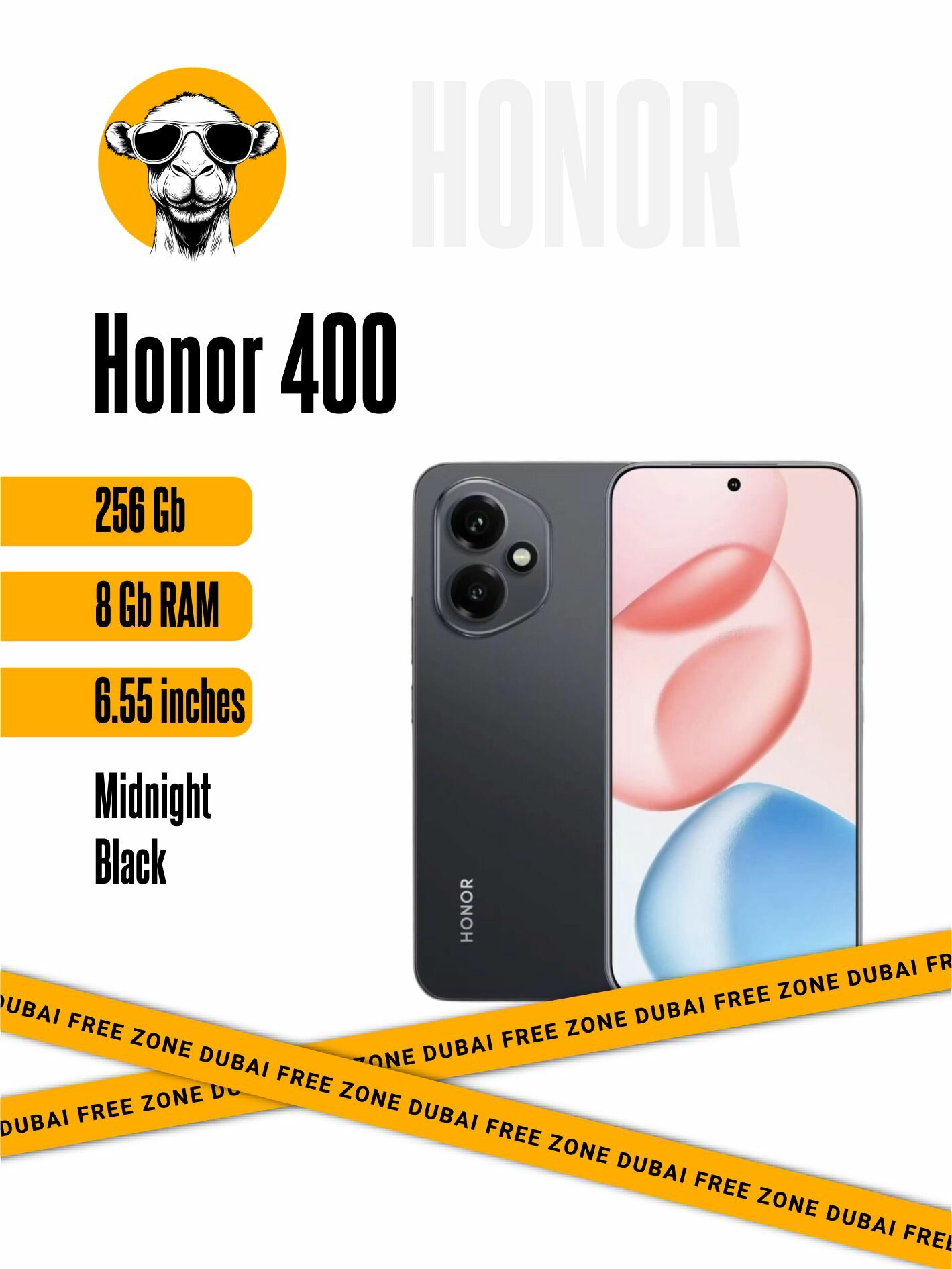 Смартфон Honor 400 8/256Gb Midnight Black