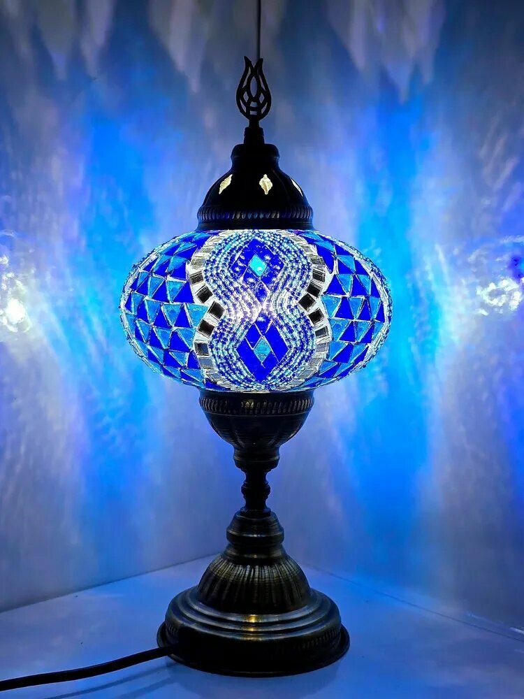 Настольная прикроватная лампа с турецкой мозаикой, 100% ручная работа, Настоящая турецкая лампа, сделано в Турции