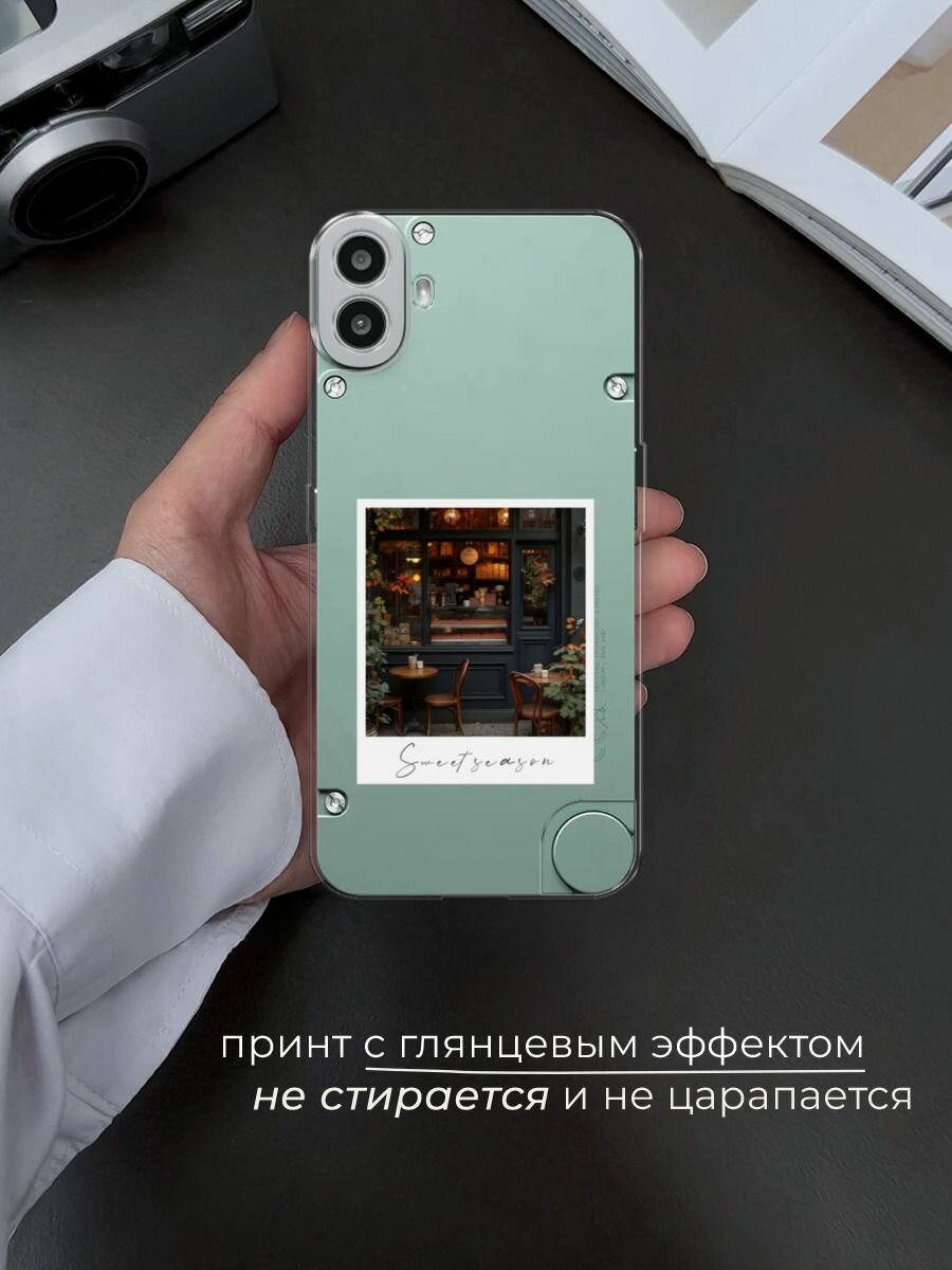 Силиконовый чехол на CMF Phone 1 / CMF Фон 1 с принтом Sweet season — фото 1