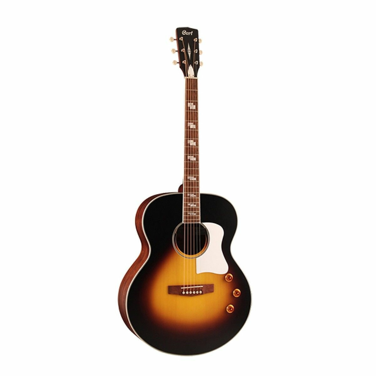 CJ-Retro-VSM CJ Series Электро-акустическая гитара, санберст, Cort