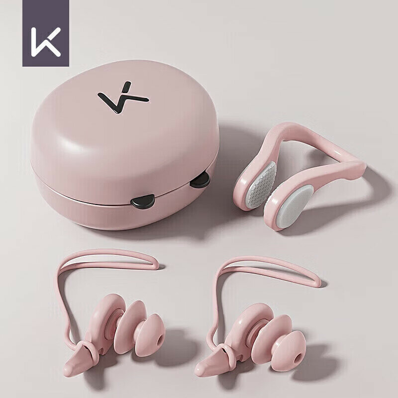 Keep Swimming Earplugs, Professional Anti-Choking Water Nose Clip, Waterproof But Not Soundproof, Children's Bathing Ear Protection Set