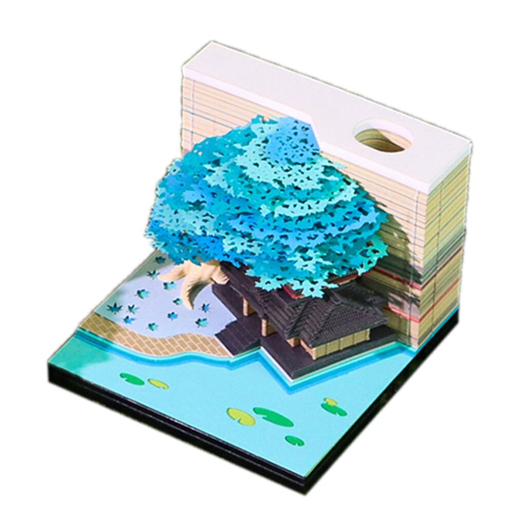 Двадцать двадцать шесть Ярких Еженедельников 3D Flowering Flower Papercraft Блокнот Для Заметок Отрывные Панели Перманентная Специальная Бумага