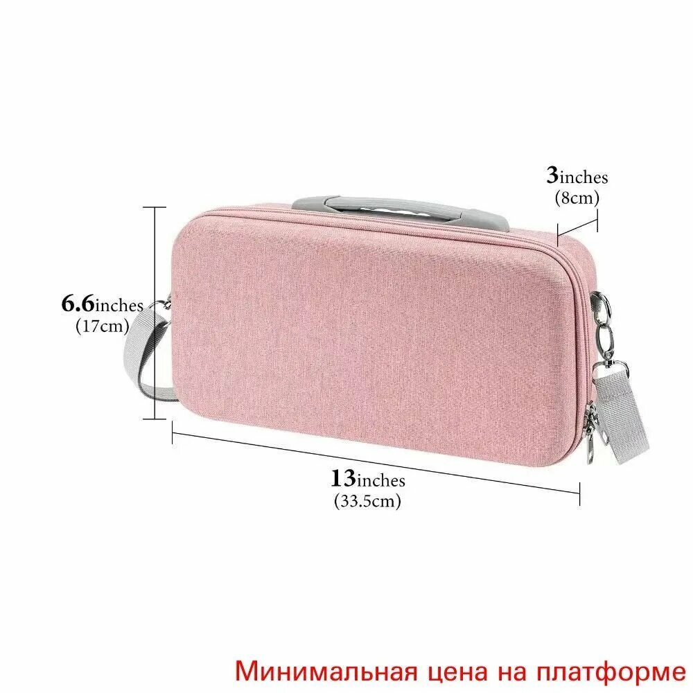 Жесткий дорожный кейс для ПК, совместимый с Mac mini M4/M4 Pro 2024. Вмещает Magic Keyboard, мышь, трекпад и аксессуары (темно-серыйs