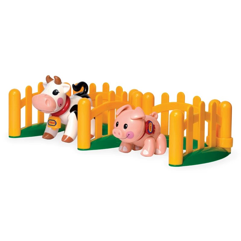 Игрушка-симулятор животных TOLO: прочная развивающая кукла для детей — корова, лев, слоненок, интерактивная, для